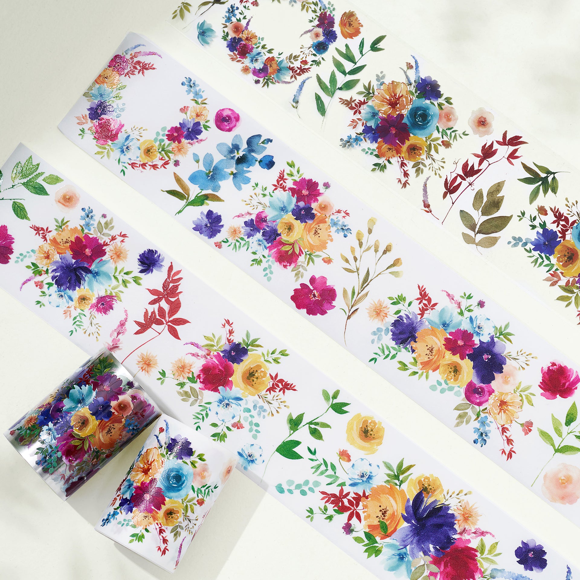 Pretty Florals Wide Washi/PET Tape | The Washi Tape Shop