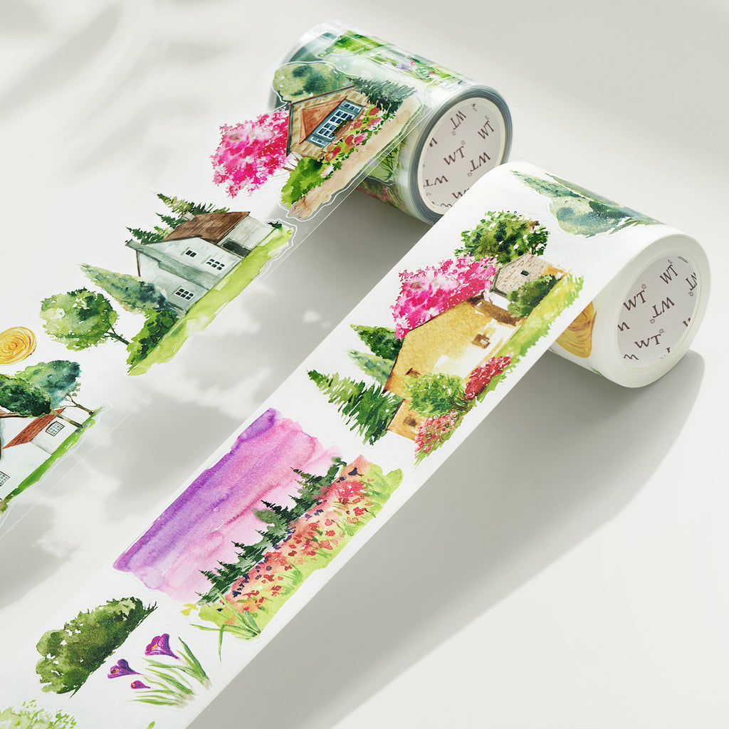 Pre-cut Spring Awakening Wide Washi/PET Tape | The Washi Tape Shop