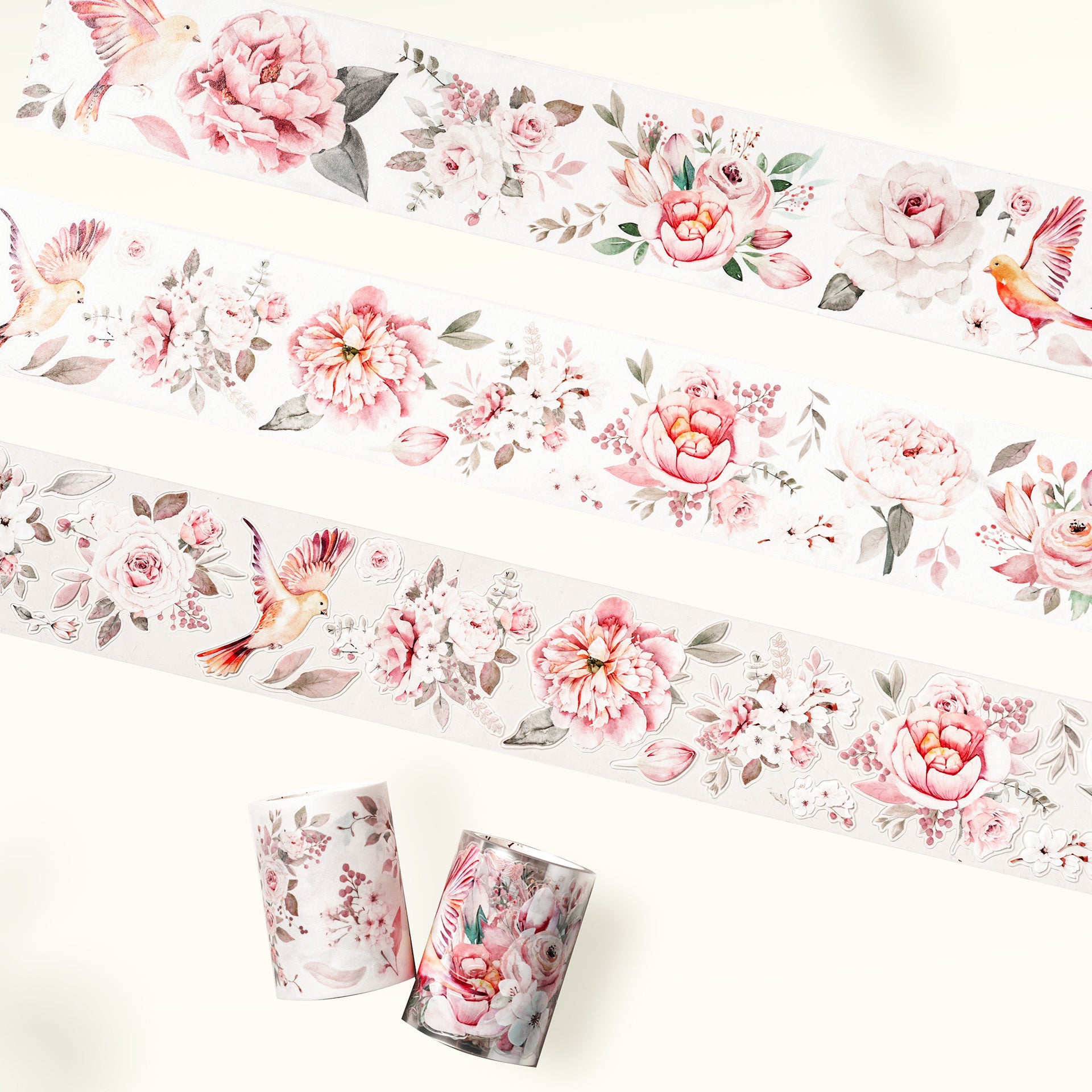Pre-cut Pink Velvet Wide Washi/PET Tape | The Washi Tape Shop