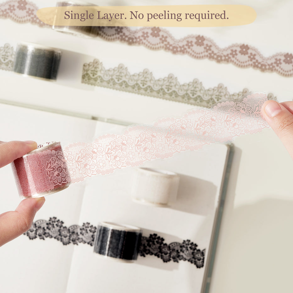 Baroque Lace PET Tape Sticker Set | The Washi Tape Shop