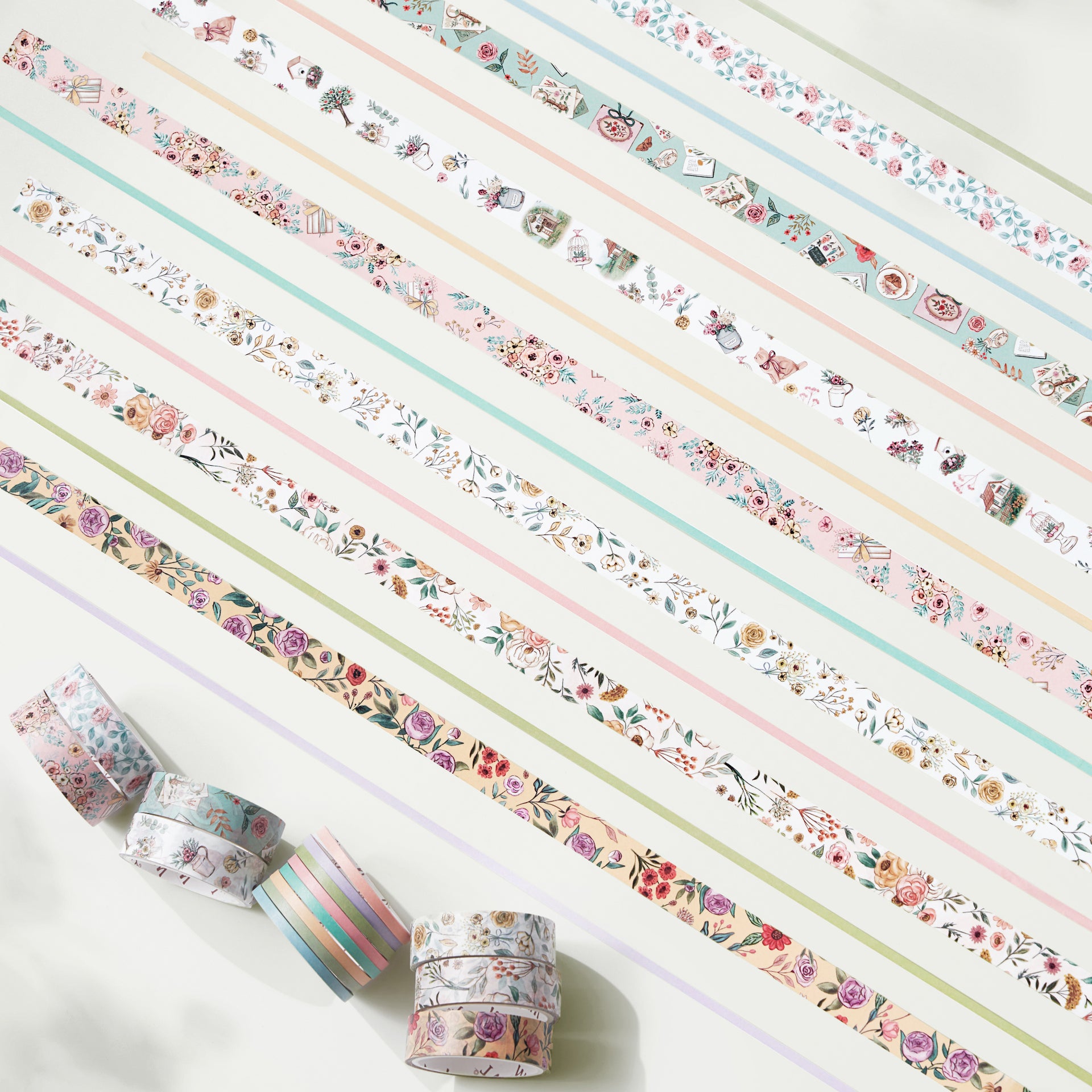 Floral Lane Washi Tape Set | The Washi Tape Shop