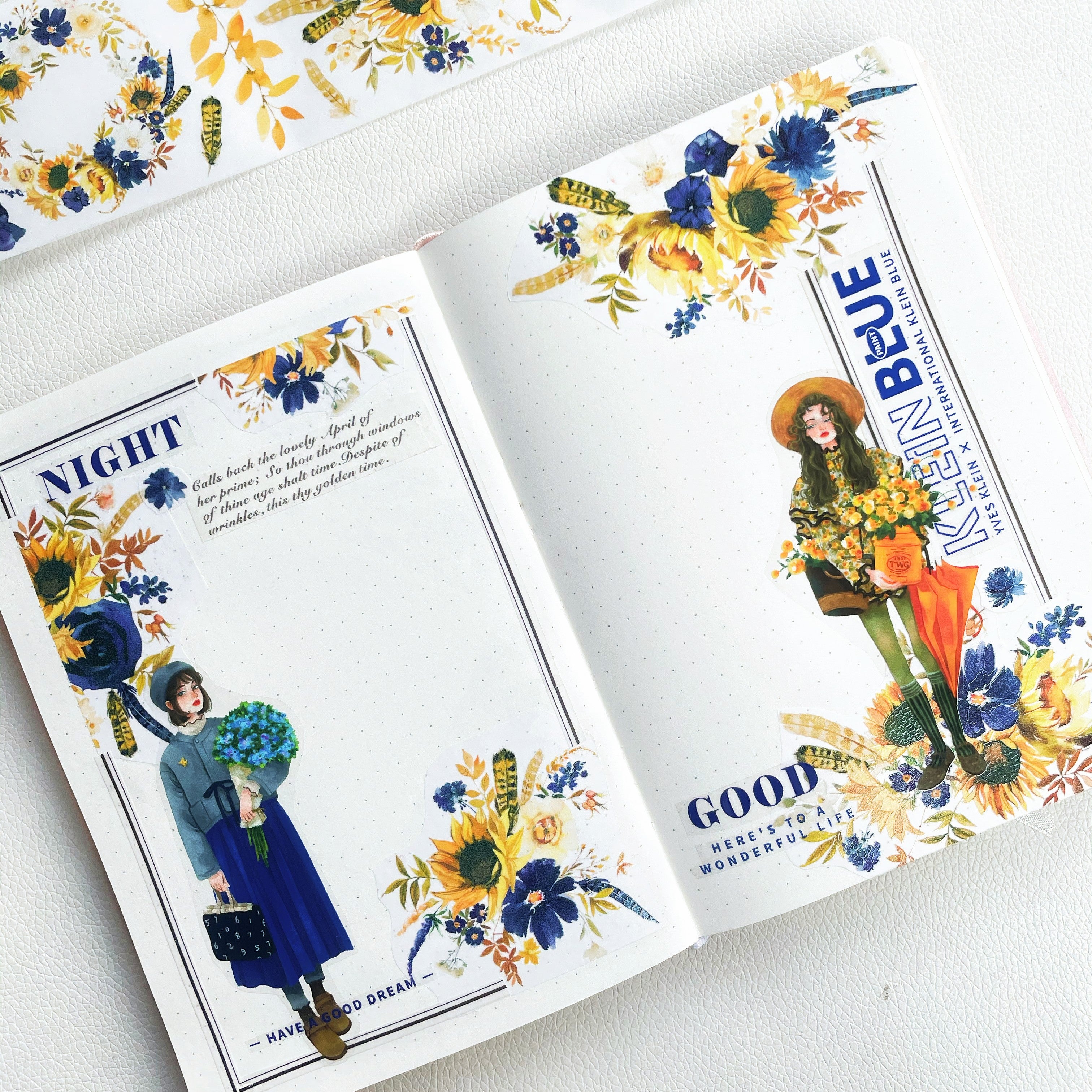 Pre-cut Brushed Botanicals Bundle | The Washi Tape Shop