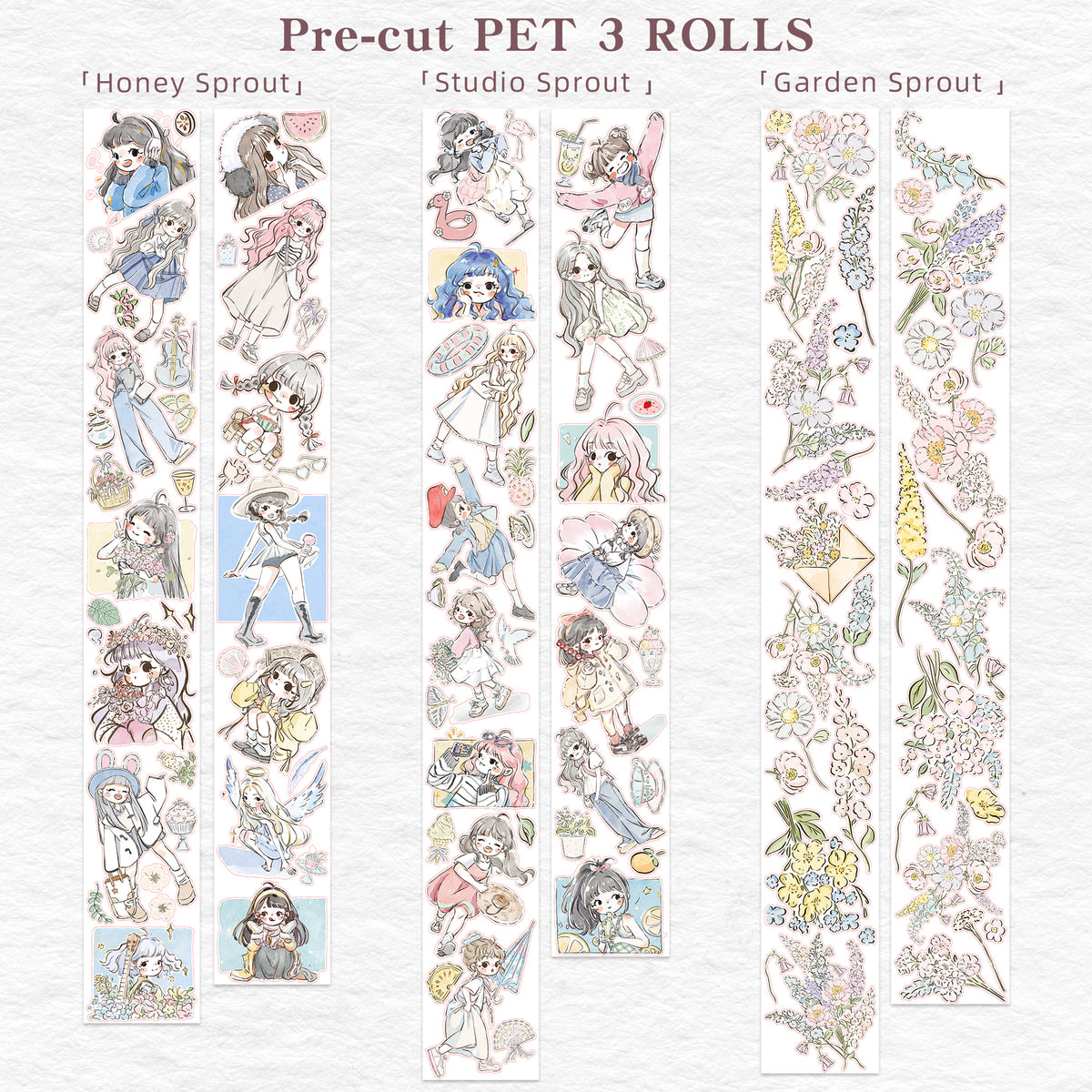 Pre-cut Little Sprout Bundle | The Washi Tape Shop