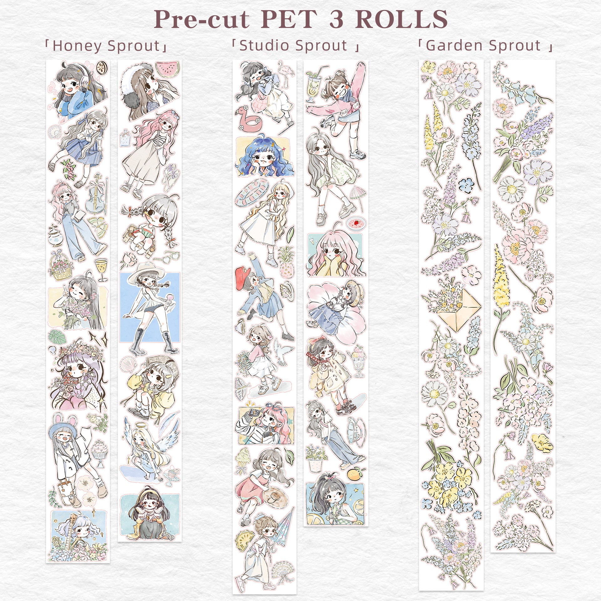 Pre-cut Little Sprout Bundle | The Washi Tape Shop