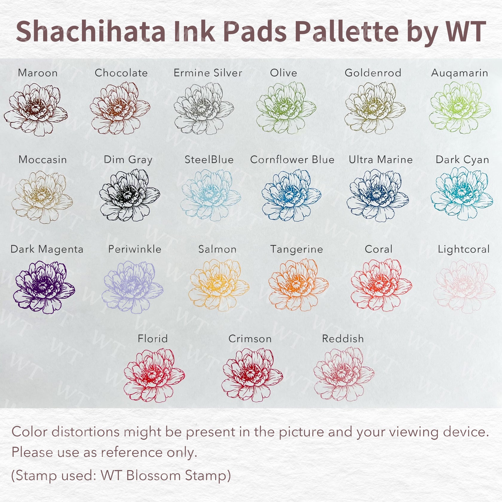 Shachihata Stamp Ink Pad Set | The Washi Tape Shop