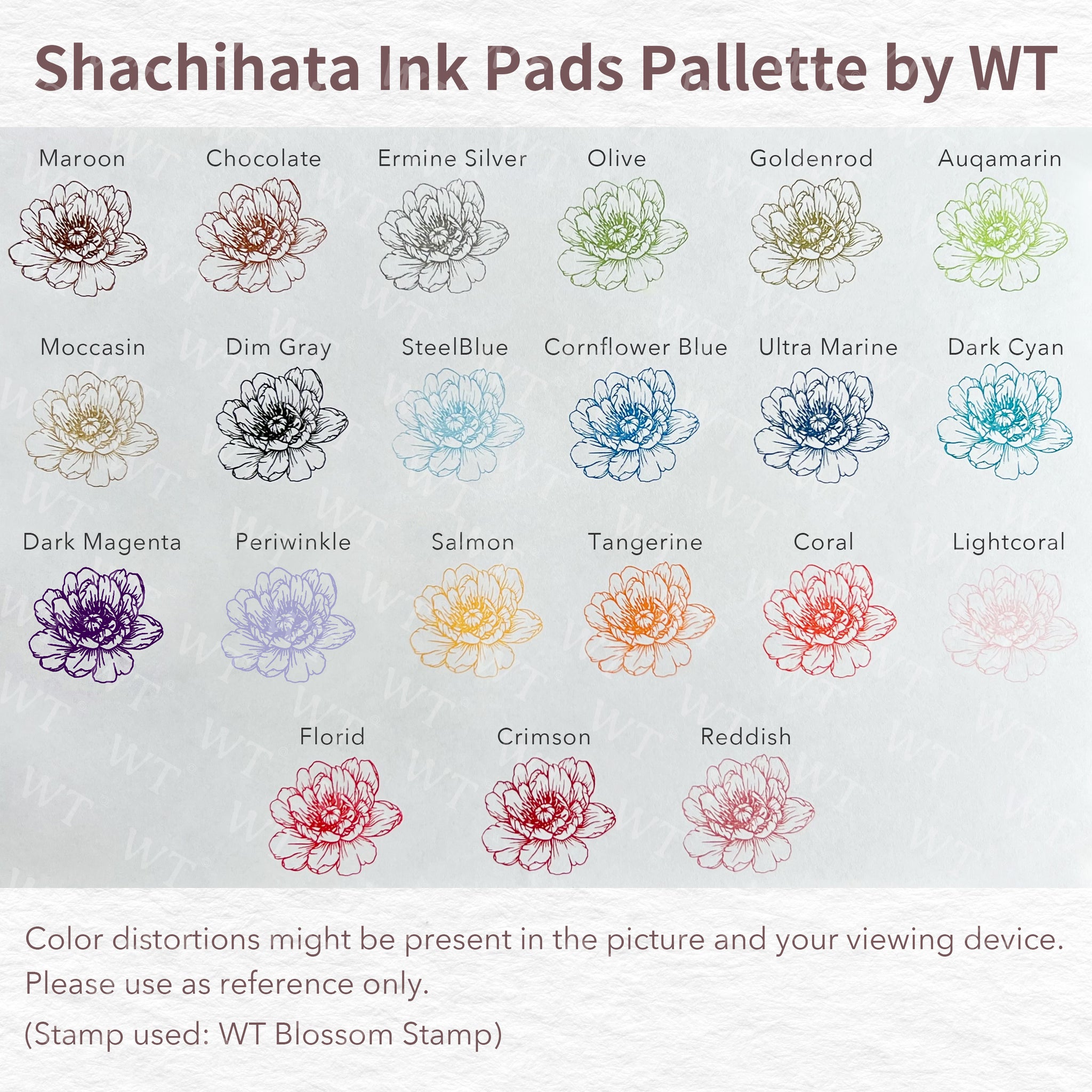 Shachihata Stamp Ink Pad Set | The Washi Tape Shop